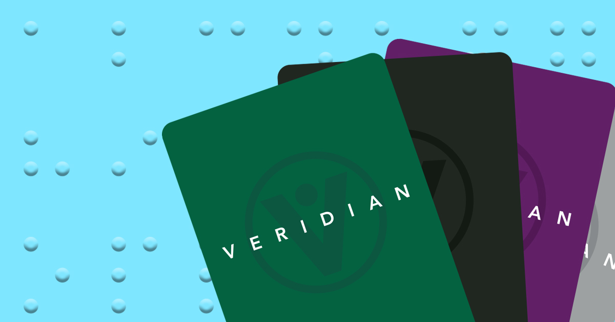 Braille Cards | Visa Debit and Credit Cards | Features | Veridian